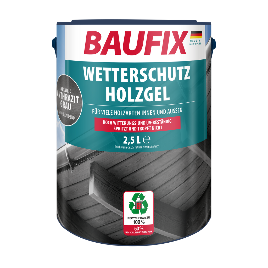 BAUFIX Metallic Weather Protection Wood Gel